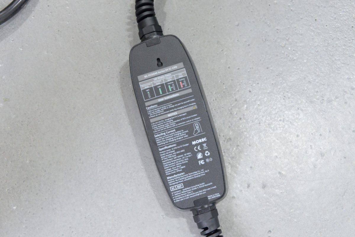 Morec Portable EV Charger Full Review - EVchargerReviews.net